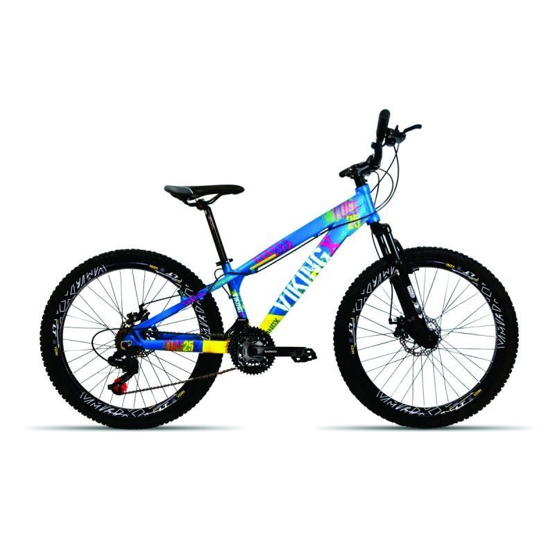 Bicicleta 26 Vikingx 21v Shimano Freio Hidrául. Vmax Azul | MadeiraMadeira