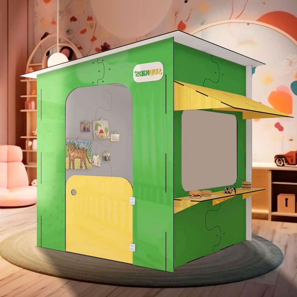 Lanchonete Infantil com Led de Mdf - Sub Kids Baker Shop Jm ...