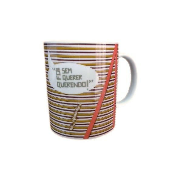 Caneca Porcelana Chaves Camisa - Turma do Chaves | MadeiraMadeira