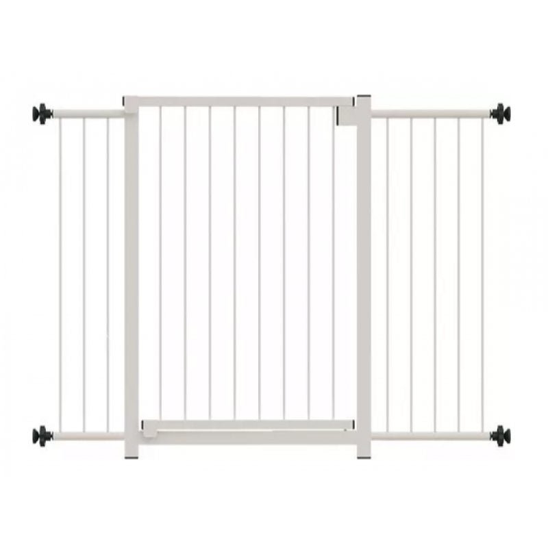 Portão Grade de Segurança para Vãos de 70cm Até 1,20 Mt Branco ...