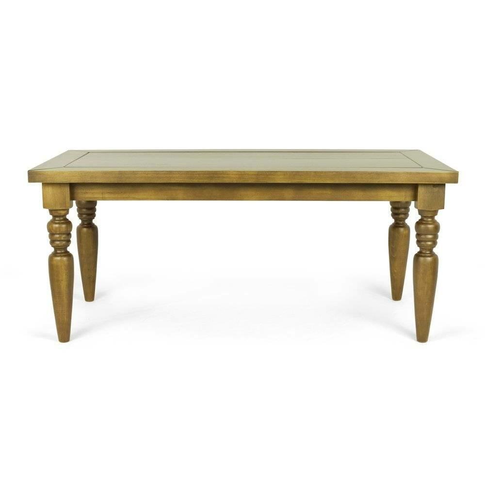 Mesa de Jantar Madeira Maciça 200cm Pés Torneados Oregon Flora ...