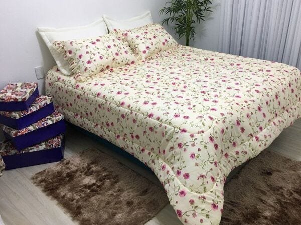 Edredom Casal Microfibra 200 x 220 cm M09 Tefem | MadeiraMadeira