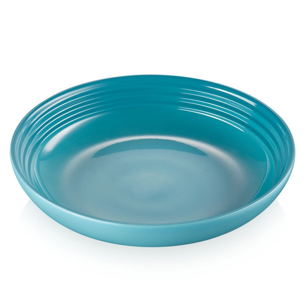 Prato Fundo Le Creuset Cerâmica 22cm Azul Caribe | MadeiraMadeira