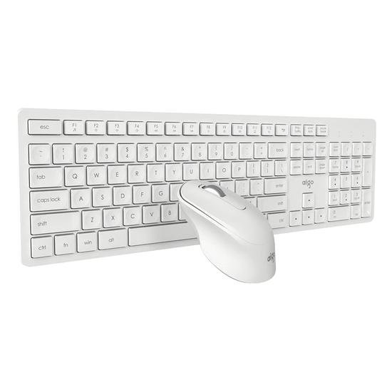 Kit Mouse e Teclado Aigo MK500 / com Fio / USB - Branco | MadeiraMadeira