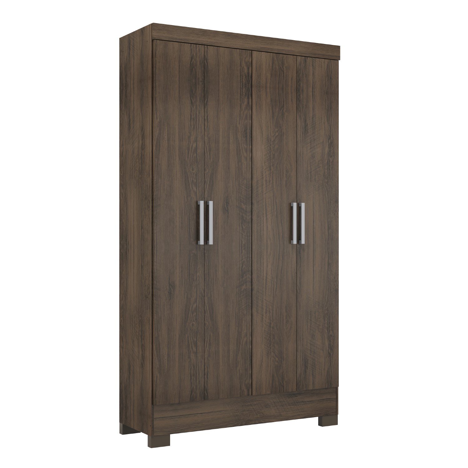 Guarda-Roupa 4 Portas 3 Gavetas GR4365 Cacau Itapema Rodial Móveis ...