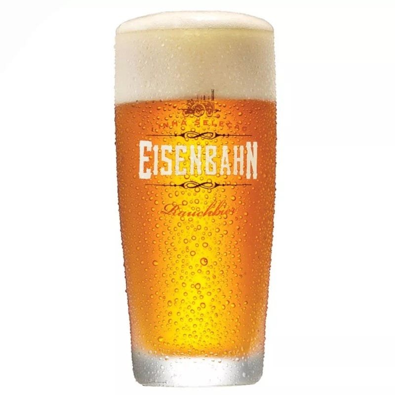 Copo Eisenbahn Rauchbier 320ml De Vidro Para Cerveja | MadeiraMadeira