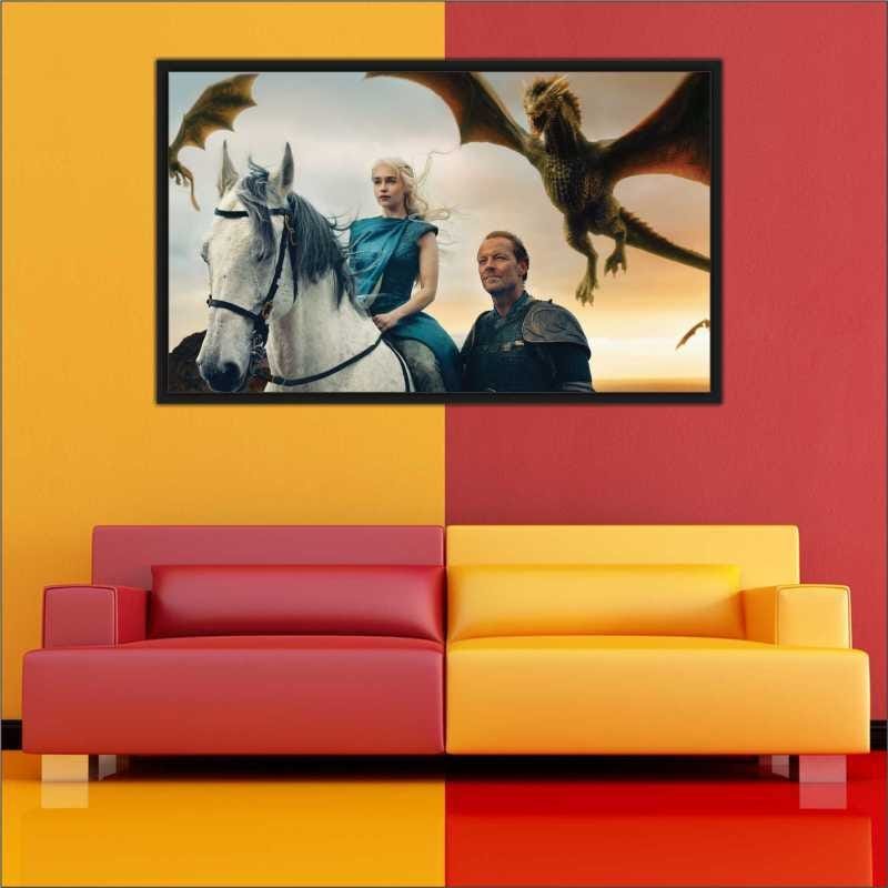 Quadro khaleesi The Game Of Thrones Daenerys Targaryen | MadeiraMadeira