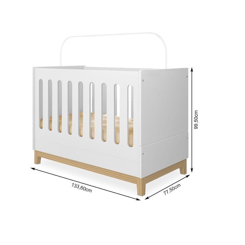 Conjun Quarto Guarda Roupa 4 Port C Berço Infan E Cômoda/sapateira ...