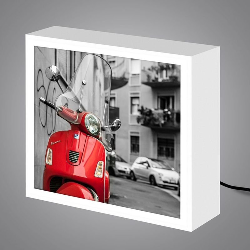 LUMINÁRIA LIGHTBOX CAIXA DE LUZ COLORIDA, CRIATIVA, DECORATIVA E ...