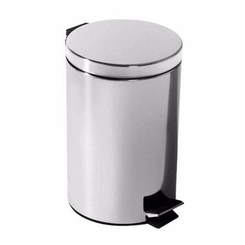 Lixeira Inox De Pedal Com Tampa E Cesto Interno 5 Litros Art House ...