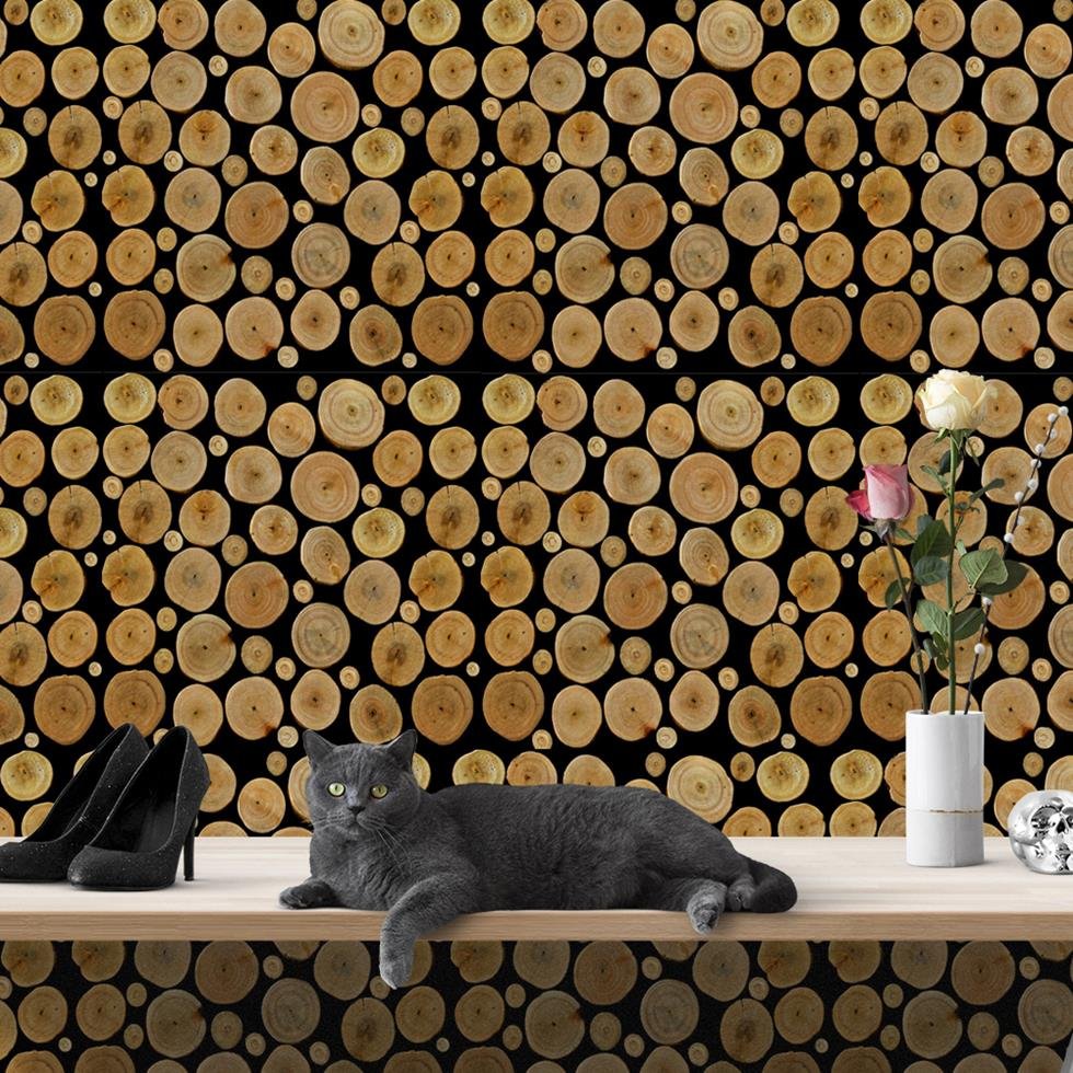 Papel de Parede Adesivo Madeira Árvore Troncos 0141 | MadeiraMadeira