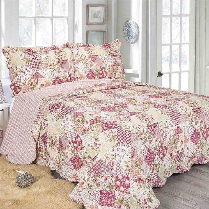 Colcha Casal Evolution Patchwork Stona 220 X 240cm Camesa | MadeiraMadeira