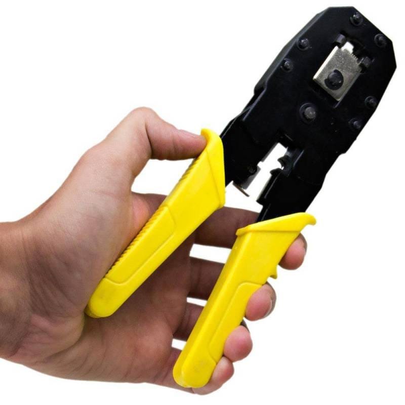Alicate Crimpador para Terminais RJ45 RJ11 e RJ9 Black Jack B167 ...