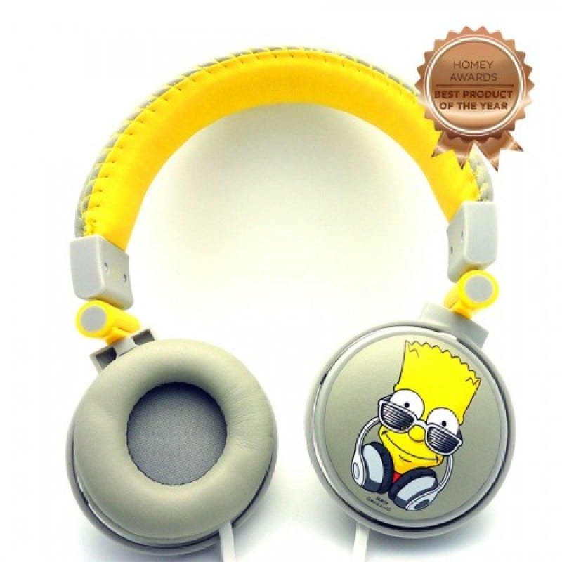 Headphone The Simpsons Bart Music com Microfone Embutido | MadeiraMadeira