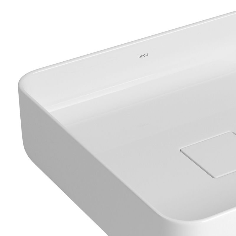 Cuba de Apoio Deca 40x40 L.11040.17 Quadrada Branca | MadeiraMadeira