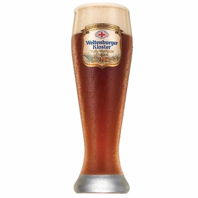 Copo de Vidro Cerveja Weltenburguer Hefe Weissbier Dunkel | MadeiraMadeira