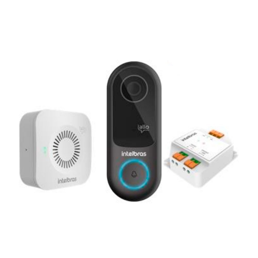 Videoporteiro Completo Wi-Fi Allo w3+ Intelbras | MadeiraMadeira