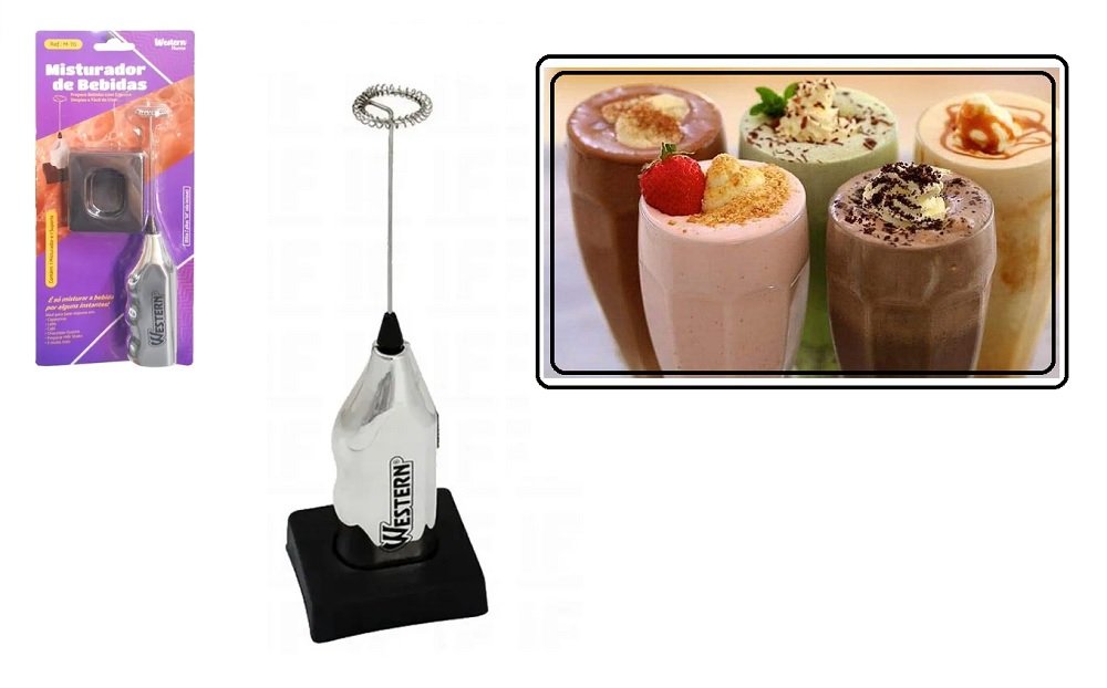 Mini Mixer com Base Misturador de Bebidas muito Prático e Sempre a Mão ...