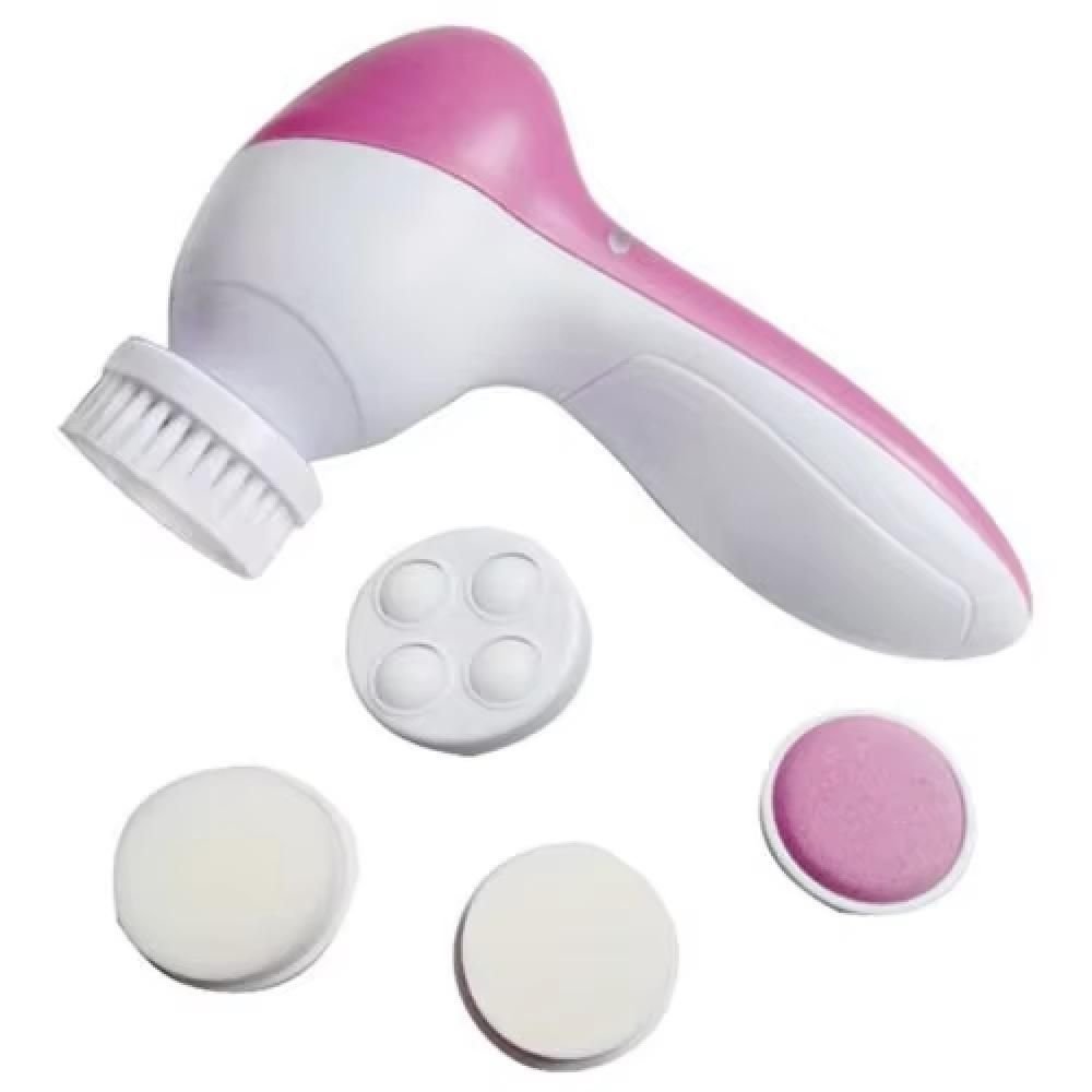 Massageador e Escova Facial Elétrica 5 em 1 Esfoliador Automático para ...