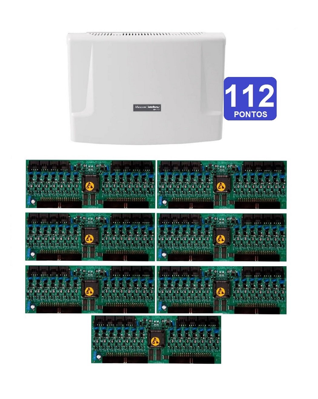 Kit Central de Interfone Condomínio com 112 Ramais Intelbras ...