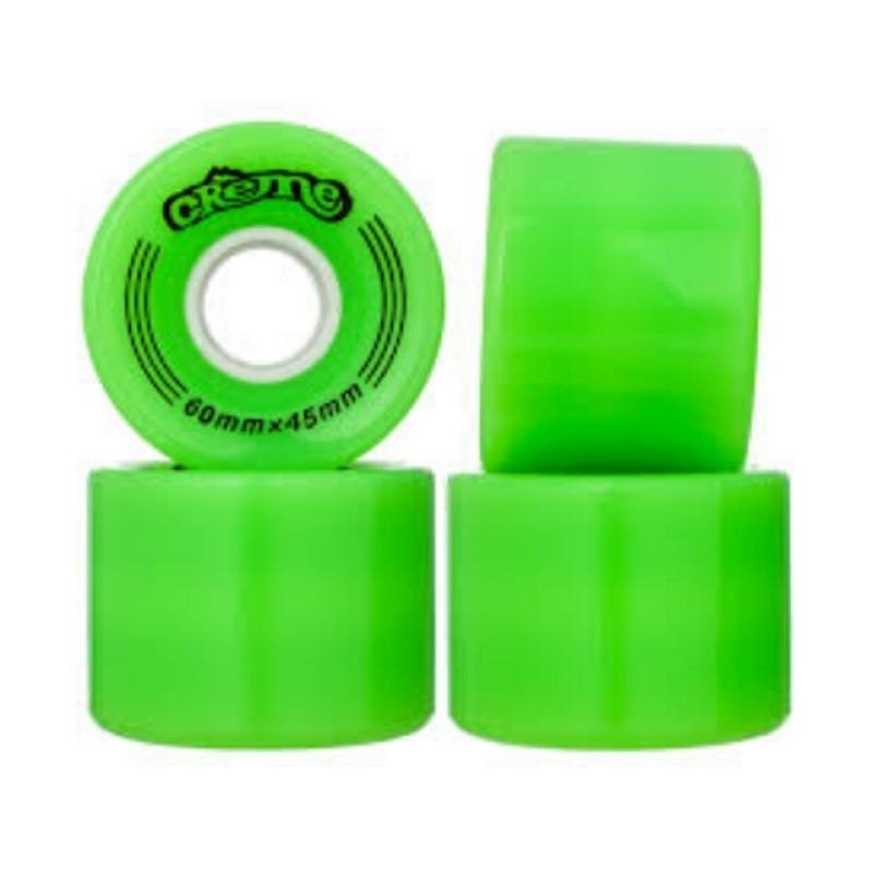 Roda skate longboard cruiser 60mm X 45mm 75a importada verde ...