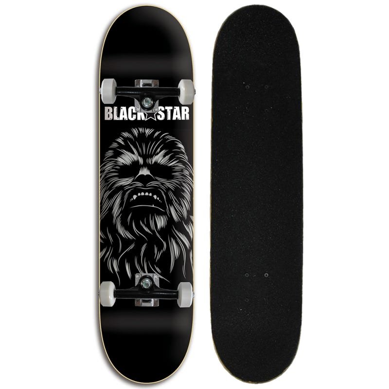 Skate Iniciante Completo Black Star Monstro 7.8 | MadeiraMadeira