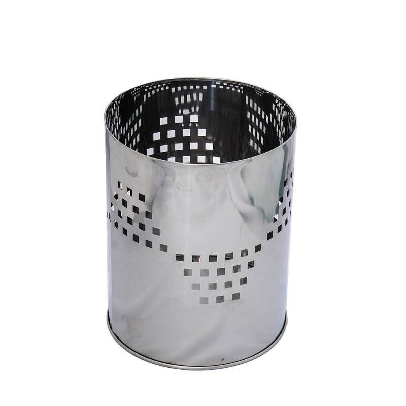 Cesto telado em aço inox 13 litros | MadeiraMadeira