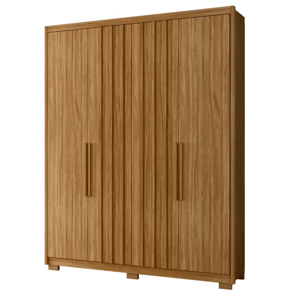 Guarda Roupa Califórnia 4 Portas 3 Gavetas Freijó Moval | MadeiraMadeira