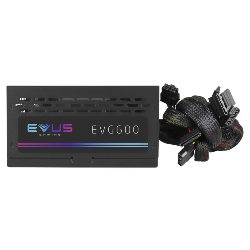 Fonte Gamer Evus Evg600 Argb 600w | MadeiraMadeira