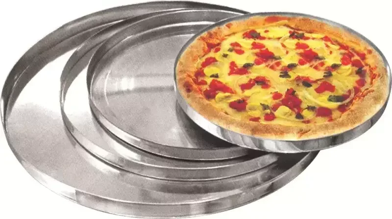 Kit 4 Formas Pizza em Alumínio Premium Grandes | MadeiraMadeira