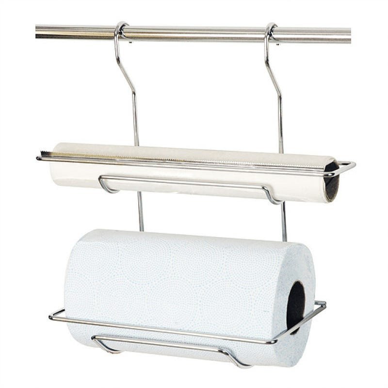 Porta Rolo Duplo Serrilhado com Apoio-4262 | MadeiraMadeira