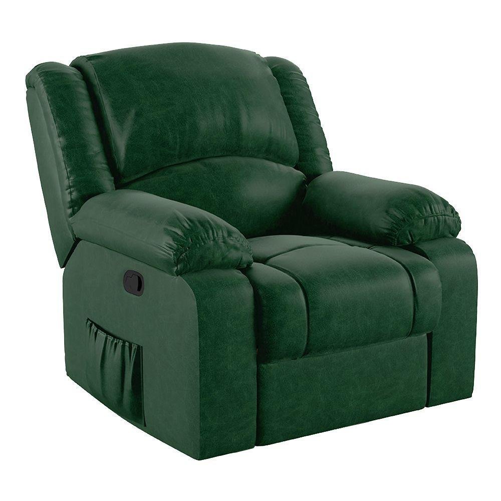 Poltrona do Papai Reclinável Melim Zero Wall Pu Verde Musgo Fh1 - D ...