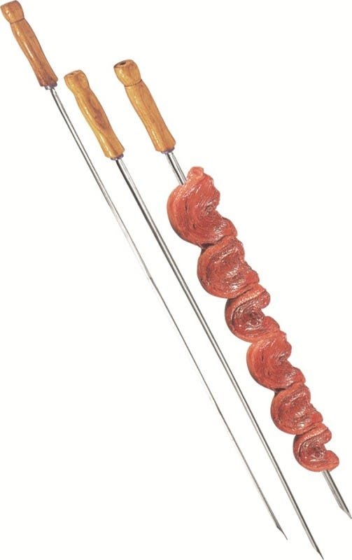 Espeto Simples Churrasco 45 Cm Aço Galvanizado | MadeiraMadeira