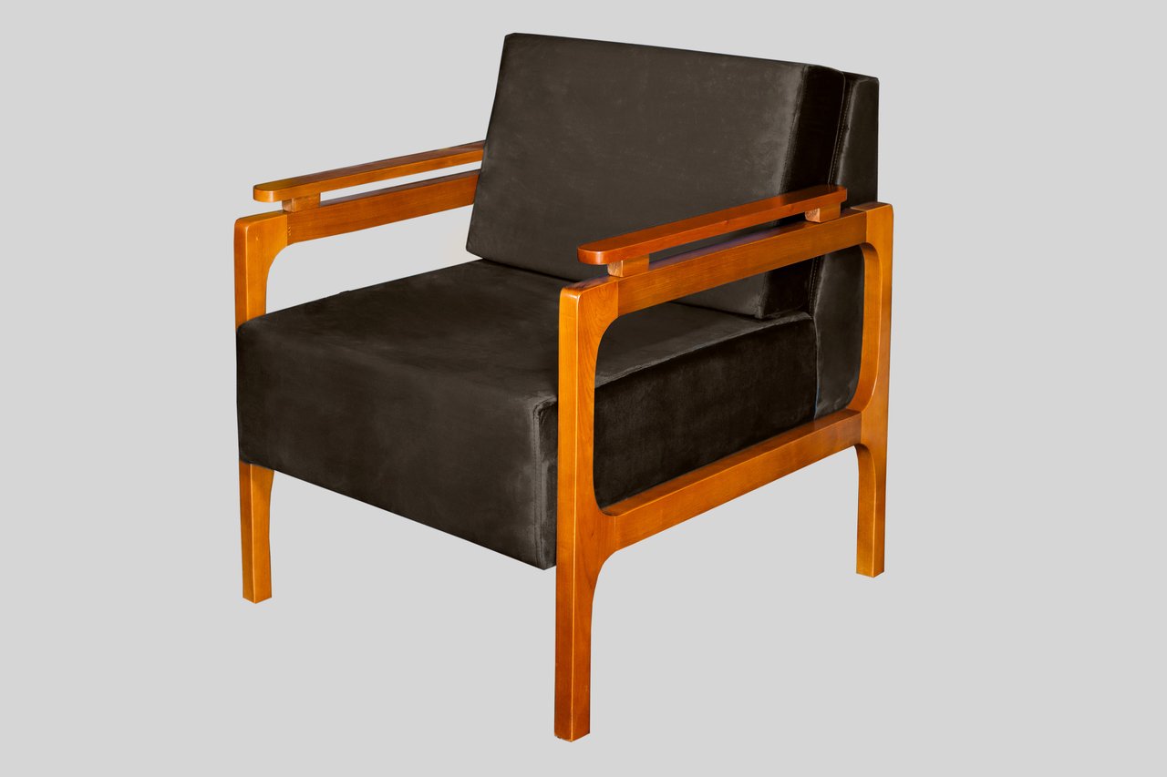 POLTRONA DECORATIVA YASMIN LUXO DORA BELA - 0123 | MadeiraMadeira