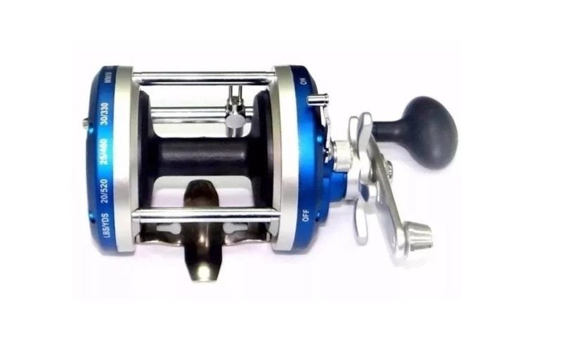 Carretilha Ottoni Pesca Pesada Jj500 Drag 25kg - Azul | MadeiraMadeira