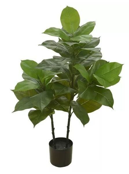 Árvore Artificial Ficus Elástica Real Toque Verde 1m | MadeiraMadeira