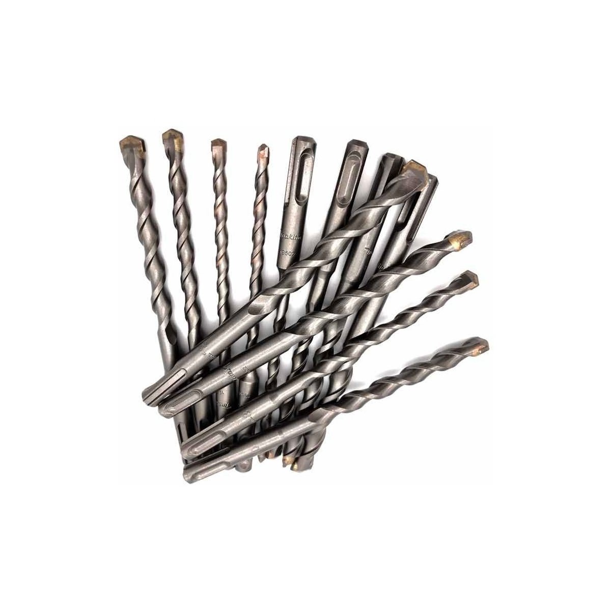 Jogo de Brocas SDS Plus 6 a 12MM 12 Peças D-62723 | MadeiraMadeira