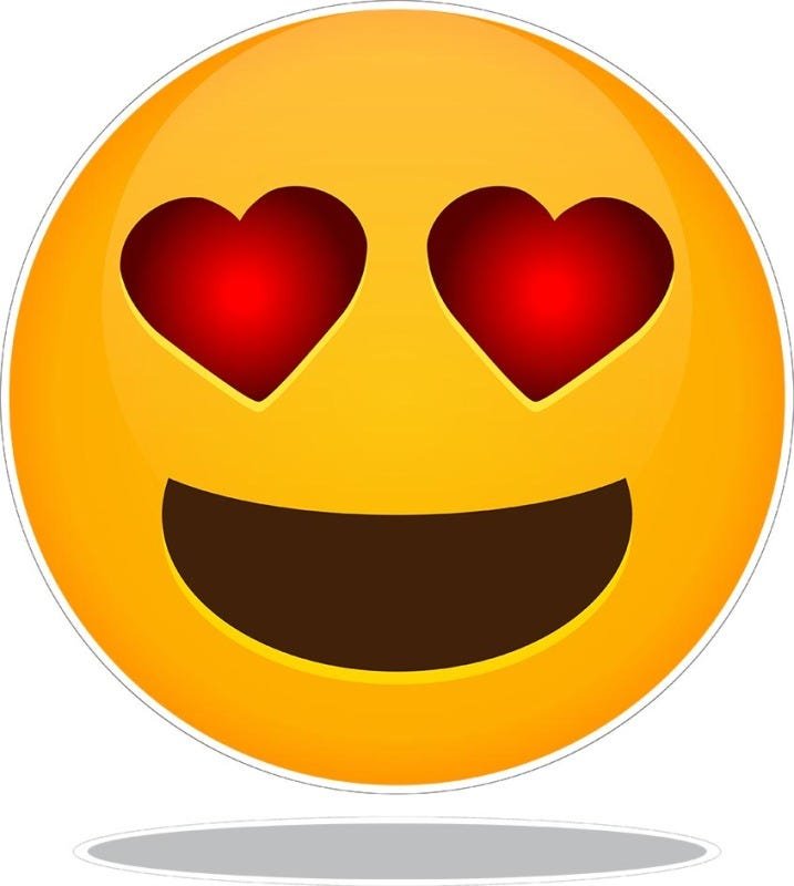 Adesivo Decorativo Geladeira Emoji 2 - G: 55,5 x 62 cm | MadeiraMadeira