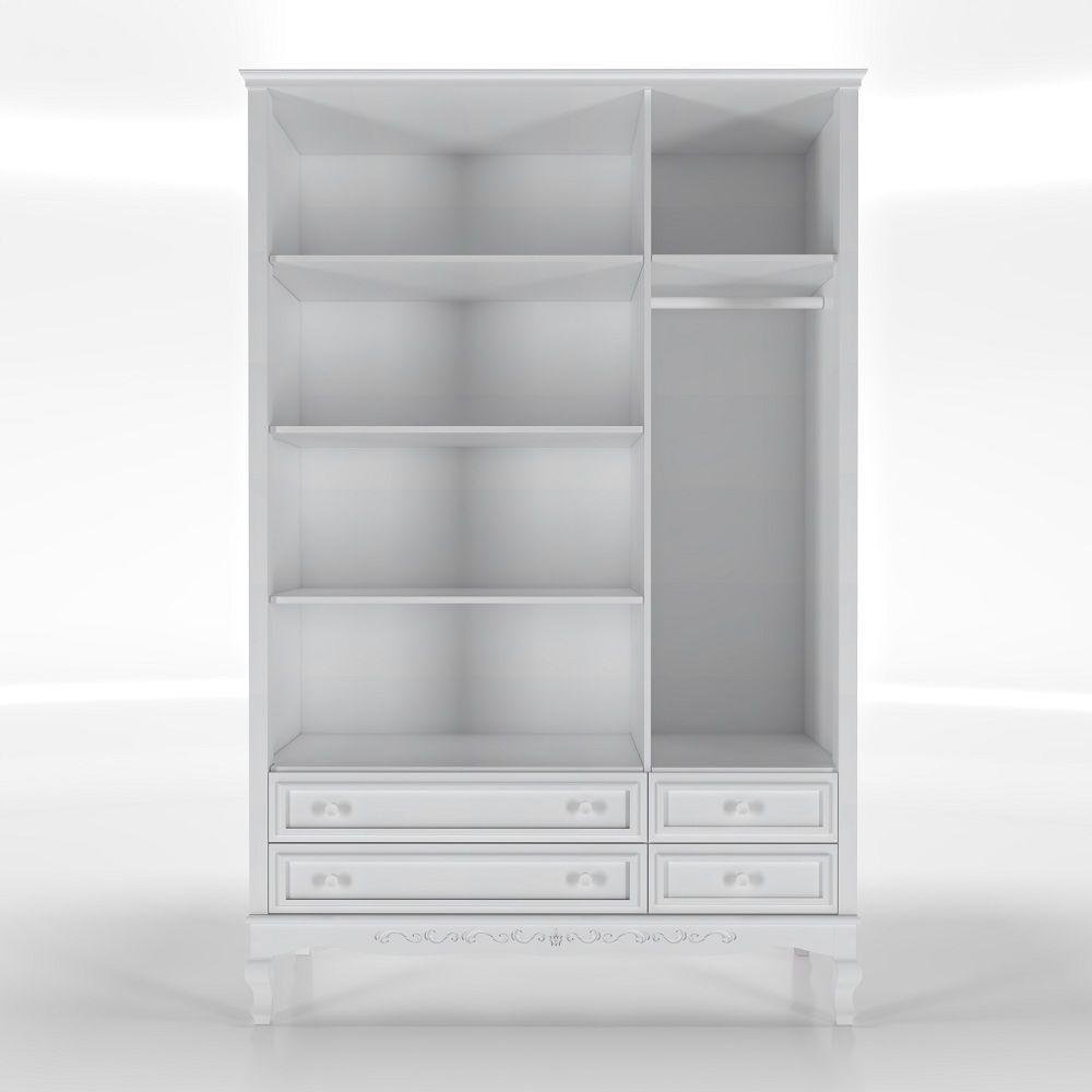 Roupeiro Versailles Medida Largura 143cm Tim - Branco | MadeiraMadeira