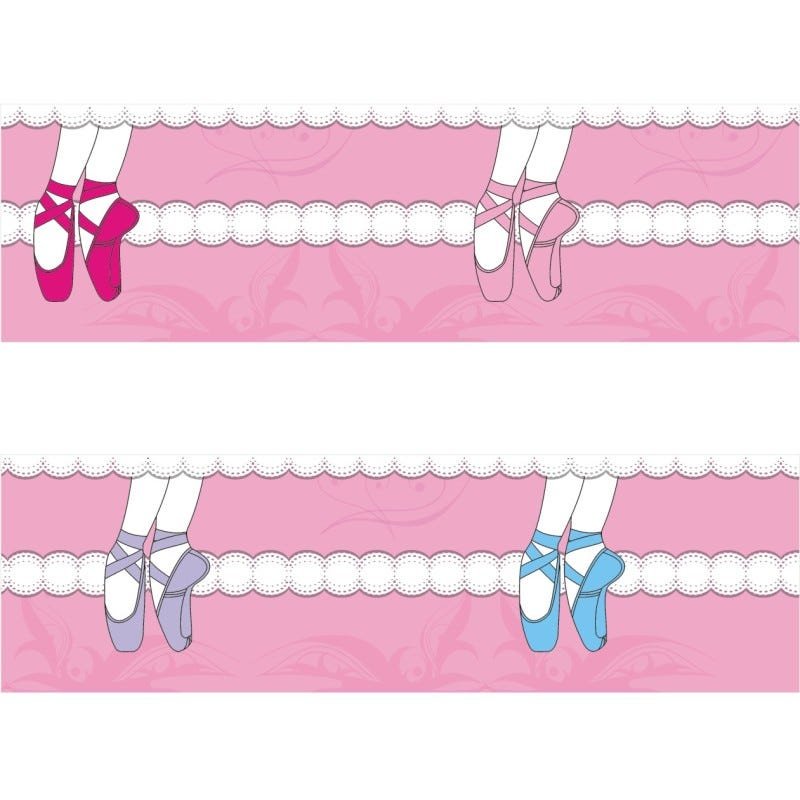 Faixa de parede infantil border adesivo bailarina menina 08 ...