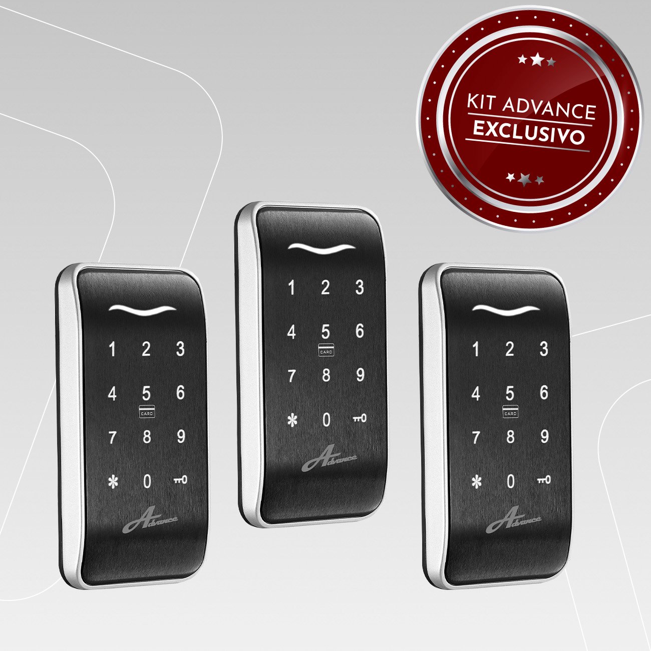 3 Unidades fechaduras MOVEL TECH 1001T Vertical Advance Milre | MadeiraMadeira