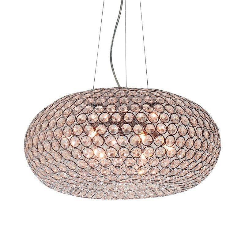 Lustre Pendente Startec Krystal Cromado G9 Bivolt | MadeiraMadeira