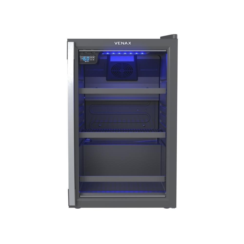 Cervejeira Venax 82L Blue Light Grafite 220V | MadeiraMadeira