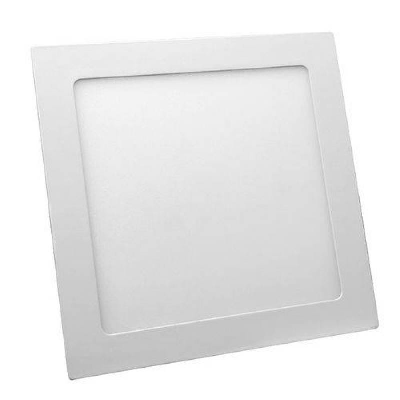 Painel LED Embutir quadrado 18W 6500K | MadeiraMadeira