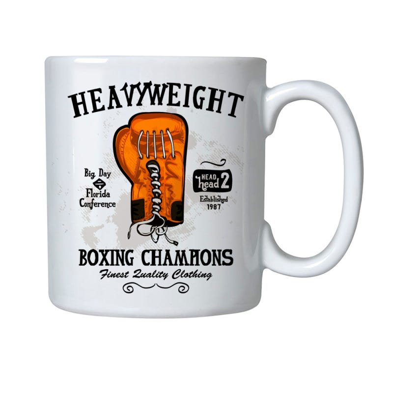 Caneca de Porcelana Heavyweight Boxing Champions | MadeiraMadeira