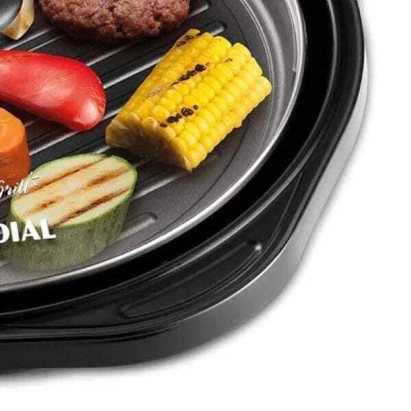 Grill Redondo Smart Grill G-04 Temperatura regulável, 1200W, Preto ...