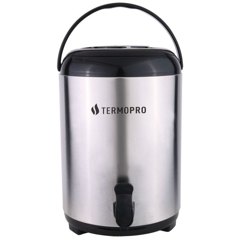 Kit Botijão Térmico Aço Inox Pressão Com Tripé Dobrável 2 Unidades 10 ...