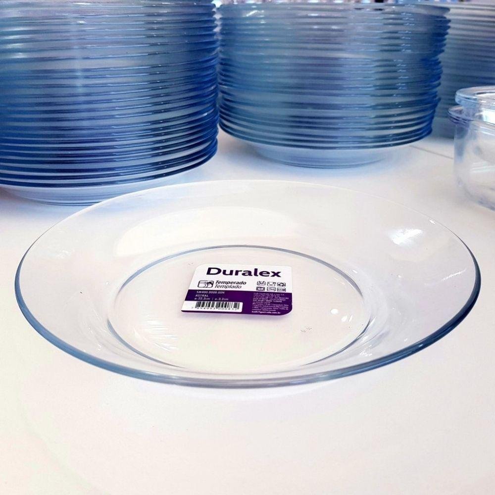 Jogo De Pratos Duralex 12 Unidades - 6 Raso E 6 Fundo | MadeiraMadeira