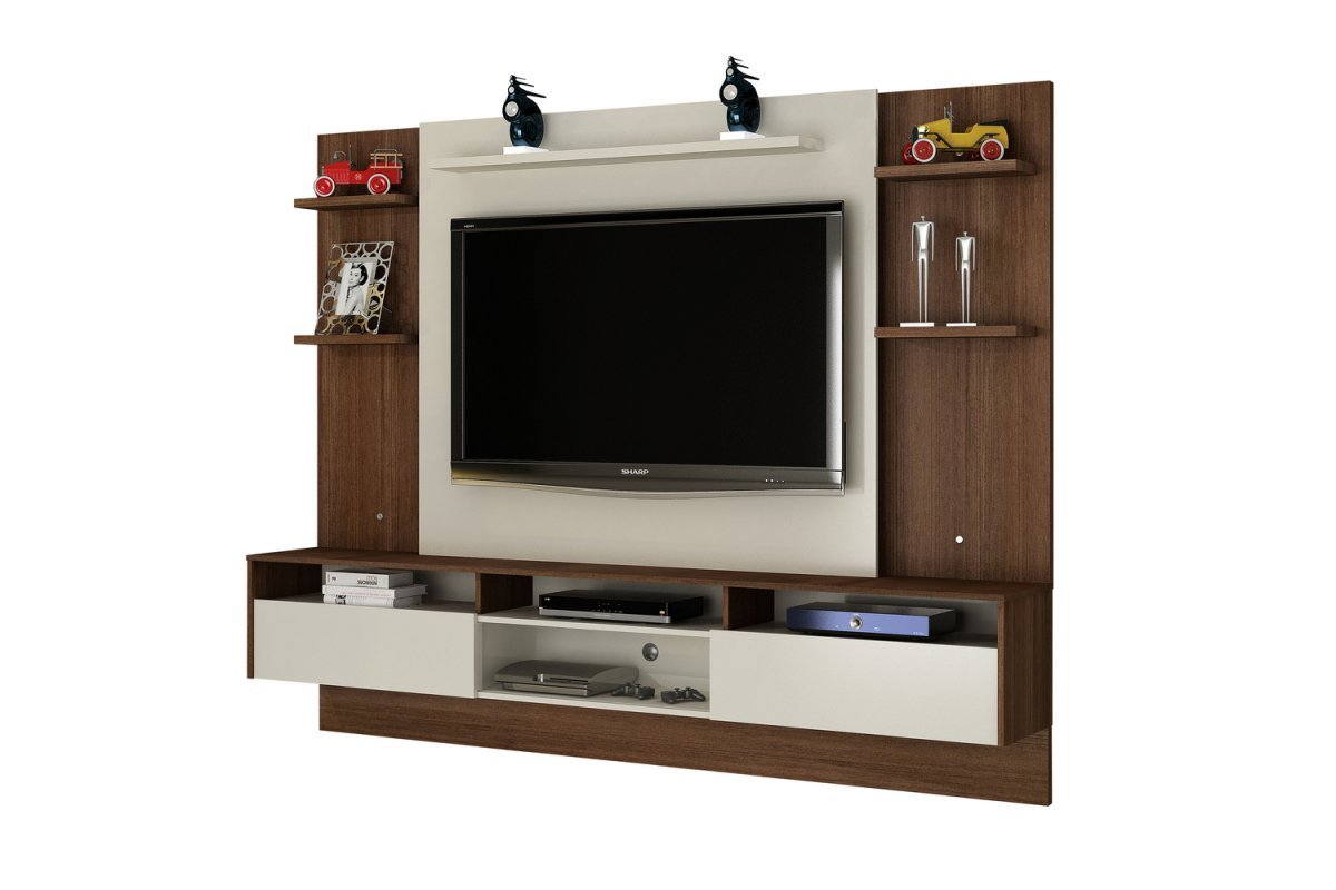 Home Suspenso Status para TVs de ate 60 Polegadas Valdemoveis Chocolate ...