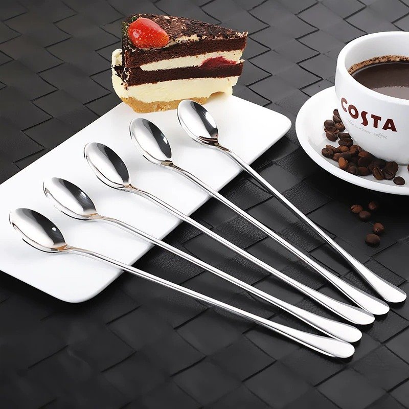 Colher Com Cabo Longo 16,5cm Aço Inoxidável WALFOS , Colher De Chá ...